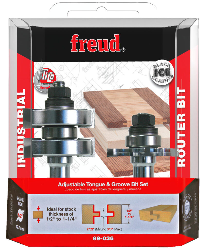 Freud Adjustable Tongue & Groove Bit Set 1-3/4" | LA Grinding | Serving ...